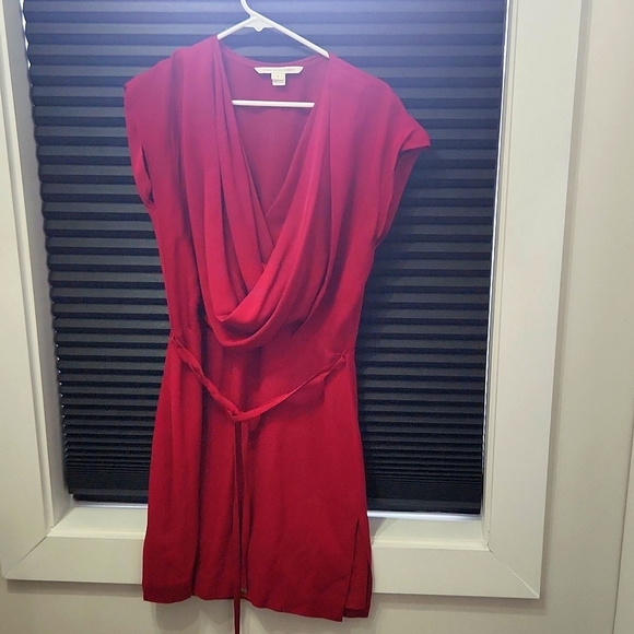 Diane Von Furstenberg | Dresses | Red Dvf Dress | Poshmark